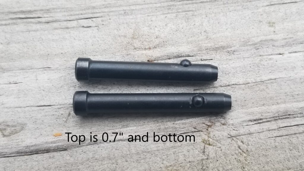 Flat Head Quick Takedown Pin 0.7" Fits Bulgy/Tula krinks & more