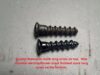 AKM Rear Trunnion Tang Buttstock Screws: Black Stainless (Pair)